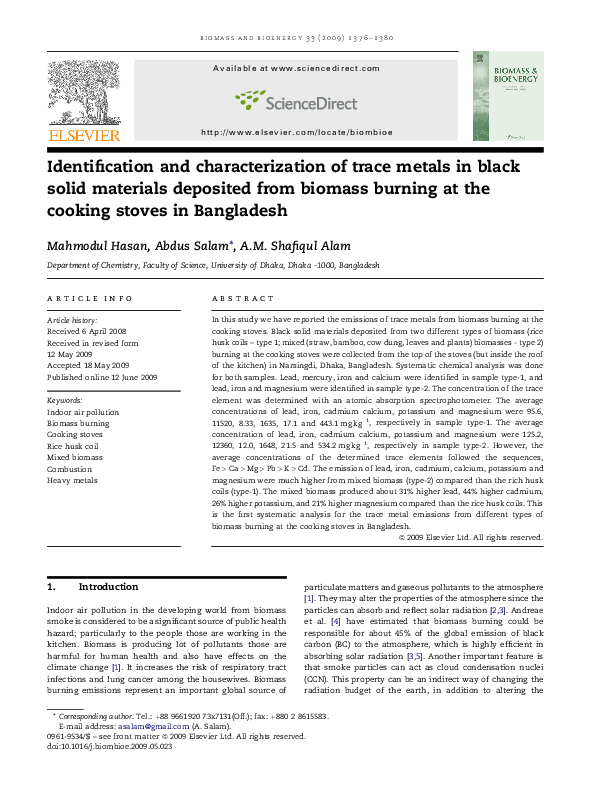 (PDF) Identification and characterization of trace metals in black ...