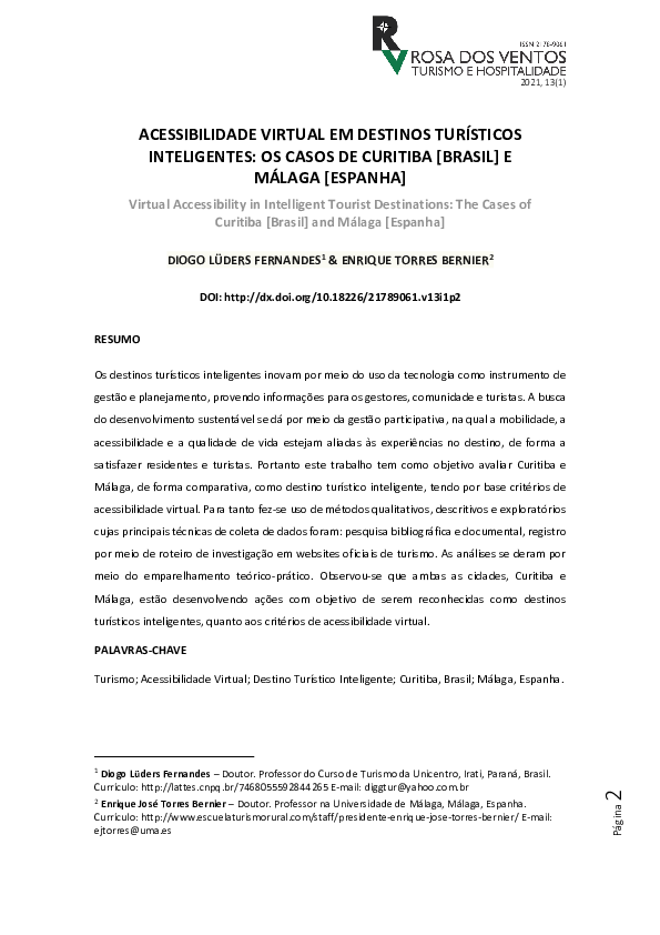 (PDF) Virtual Accessibility in Intelligent Tourist Destinations: The ...