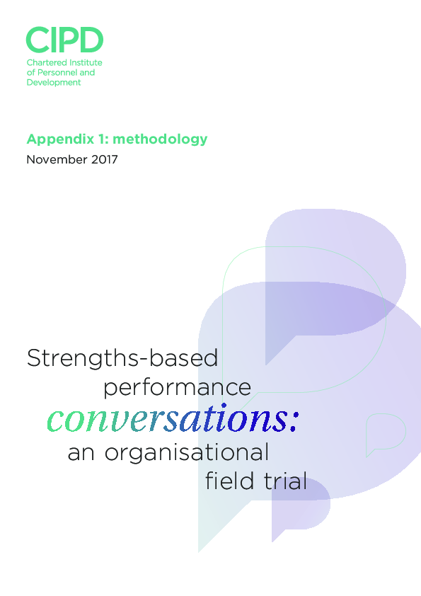 (PDF) Strengths-based performance conversations: an organisational ...