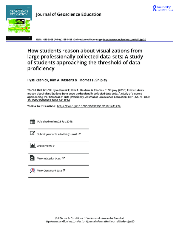 (PDF) How students reason about visualizations from large ...