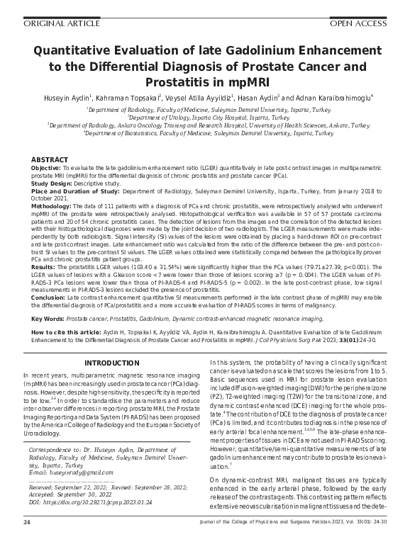 (PDF) Quantitative Evaluation of late Gadolinium Enhancement to the ...