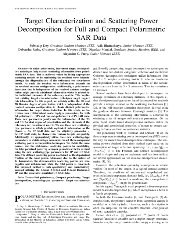 (PDF) Joint Use of Scattered and Received Wave Polarization Information for Target ...