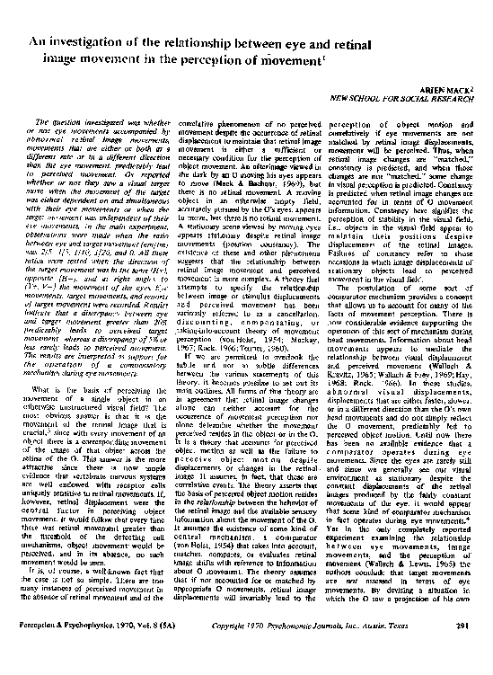 (PDF) An investigation of the relationship between eye and retinal ...