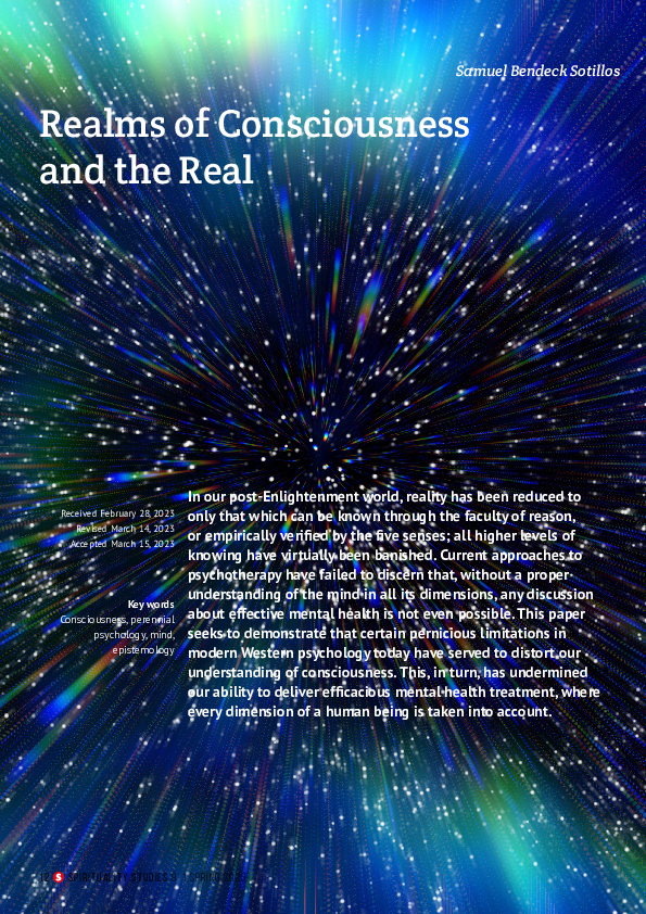 (PDF) Realms of Consciousness and the Real
