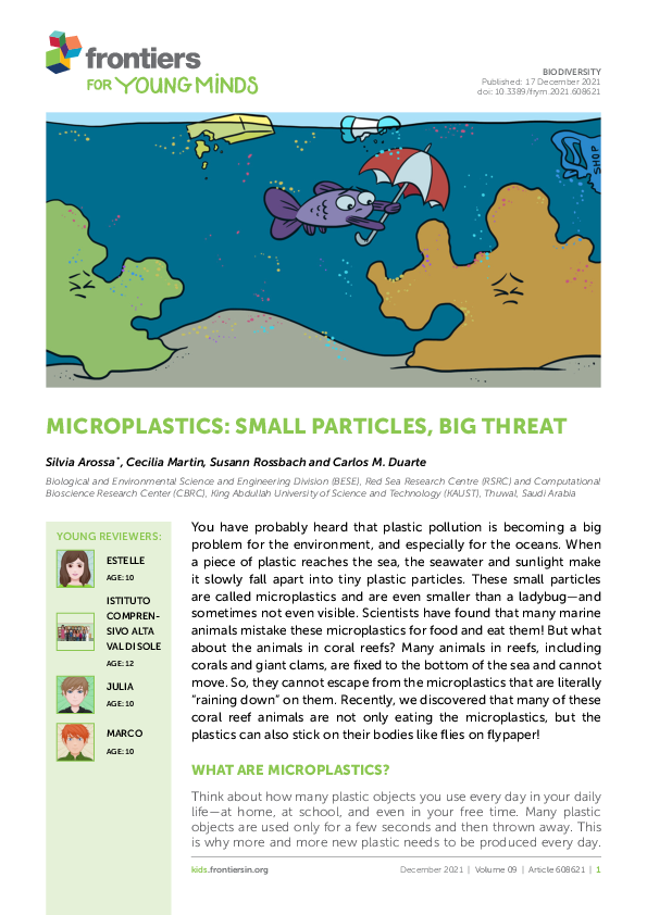 (PDF) Microplastics: Small Particles, Big Threat
