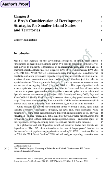 (PDF) A Fresh Consideration of Development Strategies for Smaller ...