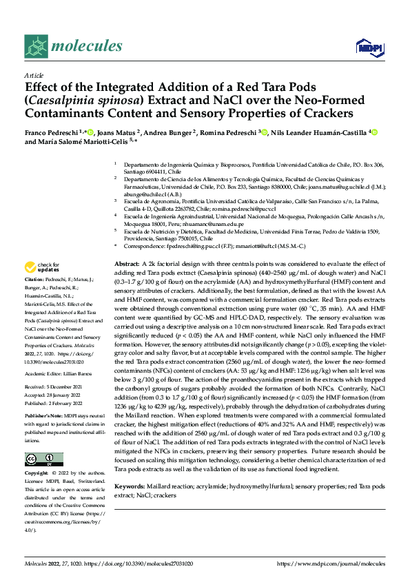 (PDF) Effect of the Integrated Addition of a Red Tara Pods (Caesalpinia ...