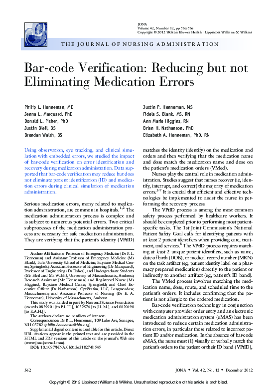 (PDF) Bar-code Verification