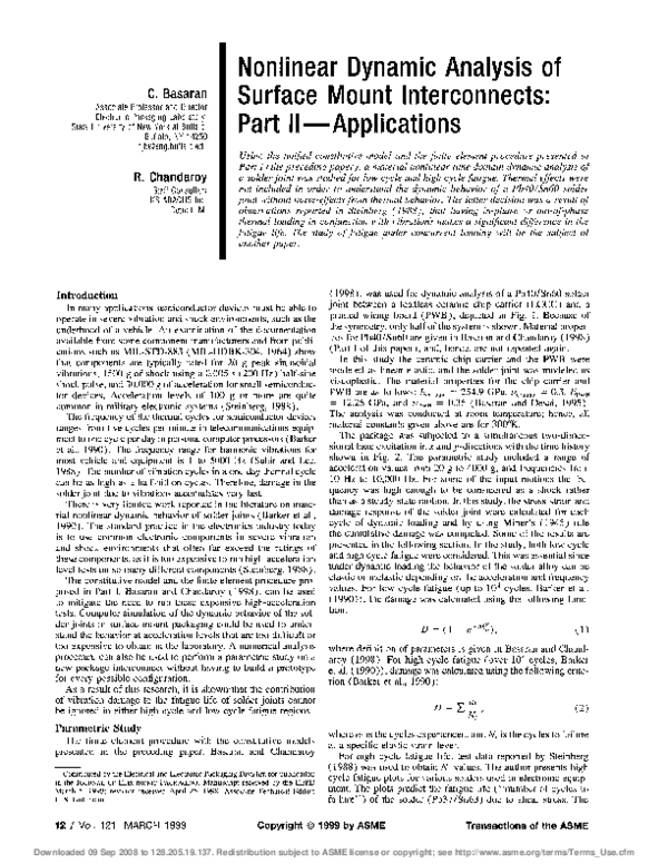(PDF) Nonlinear Dynamic Analysis