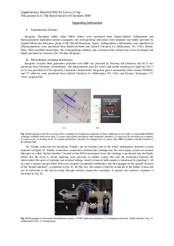 (PDF) Lab-on-a-chip for multiplexed biosensing of residual antibiotics ...