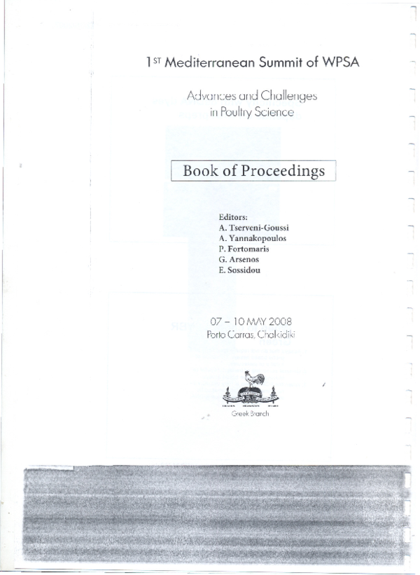 (PDF) 1 ST Mediterranean Summit of WPSA Advances and Challenges in ...