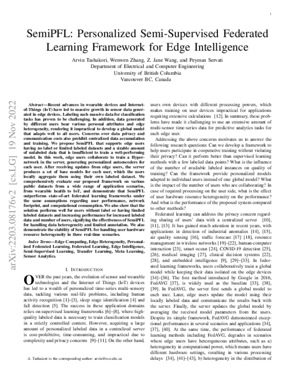 (PDF) SemiPFL: Personalized Semi-Supervised Federated Learning ...