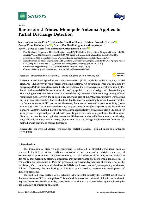 (PDF) Bio-inspired Printed Monopole Antenna Applied to Partial Discharge Detection | Adriano ...