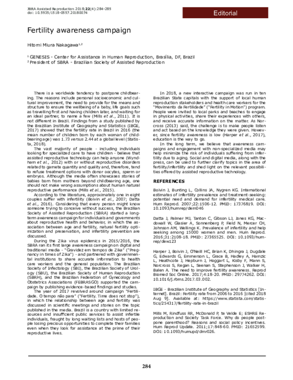 (PDF) Fertility awareness campaign