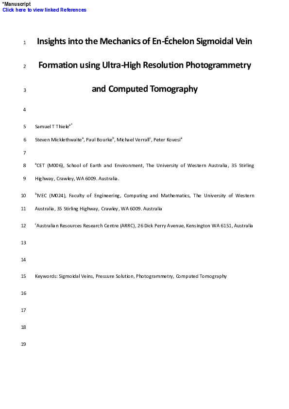 (PDF) Insights into the mechanics of en-échelon sigmoidal vein ...