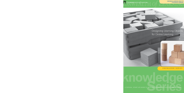 (PDF) Designing Learning Objects for Online Learning | Solvig Norman ...