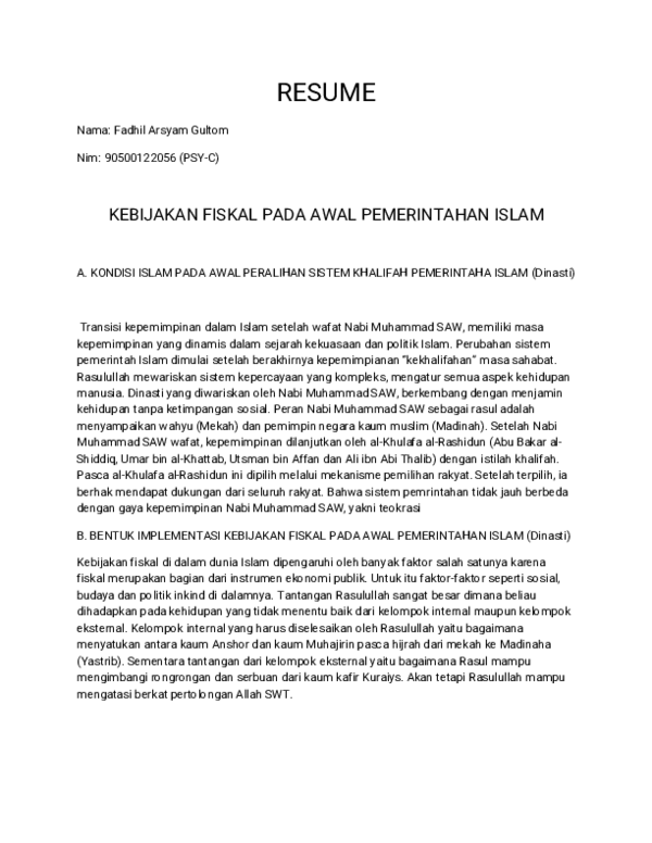 (PDF) Resume Kelompok 1 Fadhil