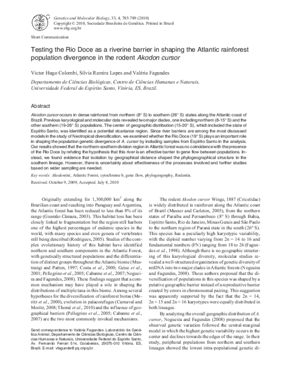 (PDF) Short Communication