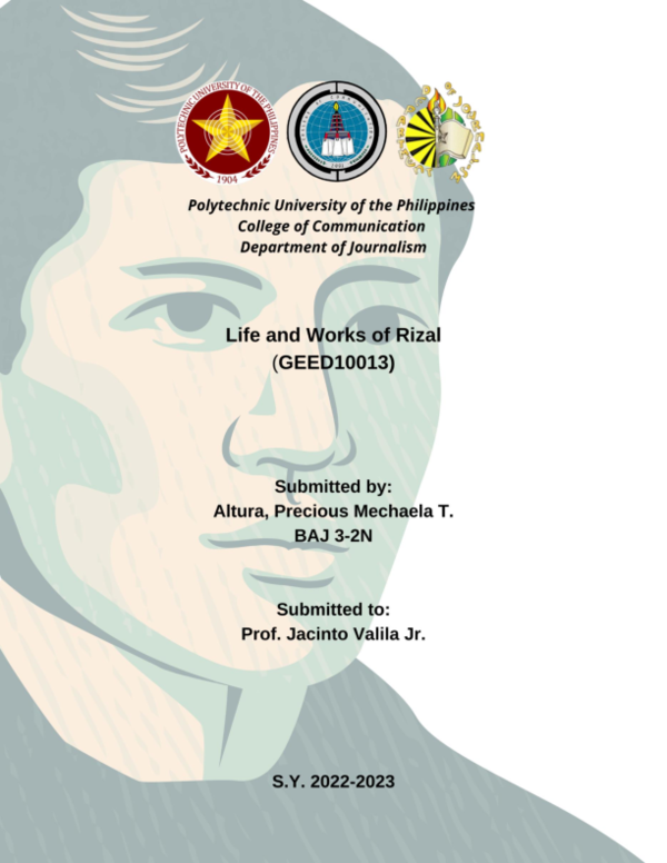 (PDF) ‘Look what you made me do’: A study on Rizal's justification of ...