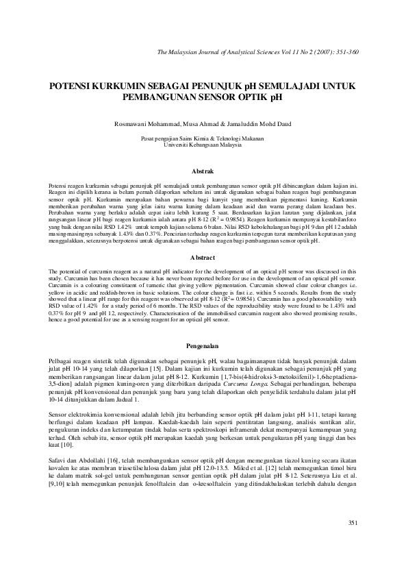 (PDF) Potensi kurkumin sebagai penunjuk pH semulajadi untuk pembangunan ...