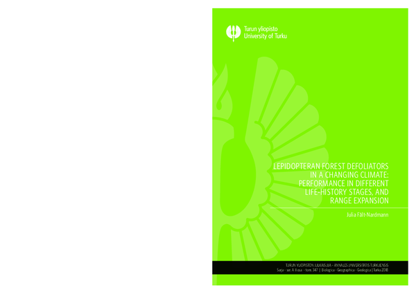 (PDF) Lepidopteran forest defoliators in a changing climate ...