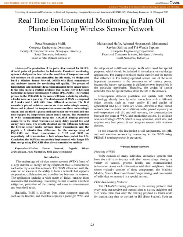(PDF) Real Time Environmental Monitoring in Palm Oil Plantation Using Wireless Sensor Network ...