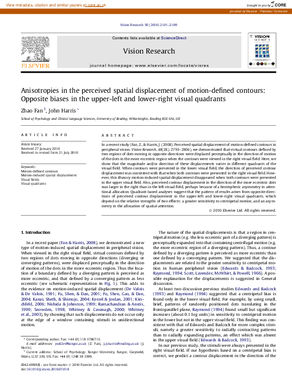 (PDF) Anisotropies in the perceived spatial displacement of motion ...