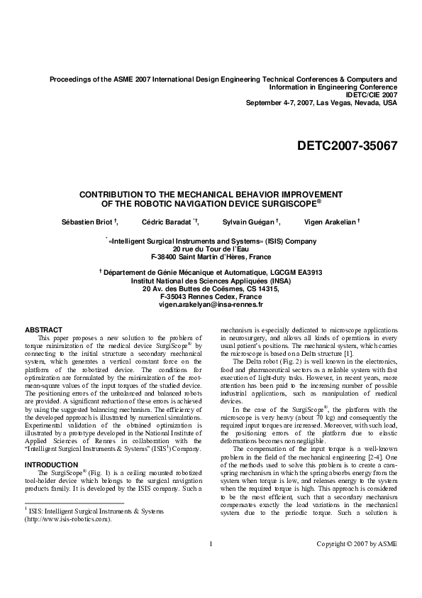 (PDF) Contribution to the Mechanical Behavior Improvement of the ...