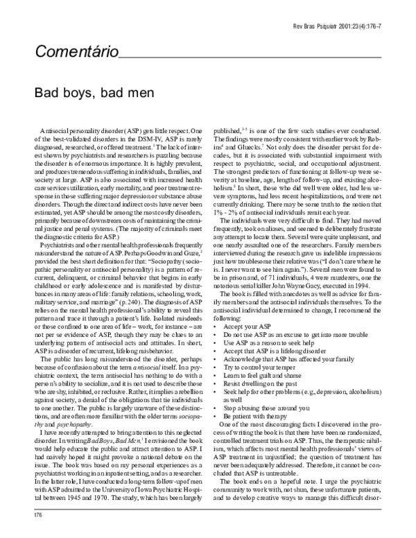 (PDF) Bad boys, bad men