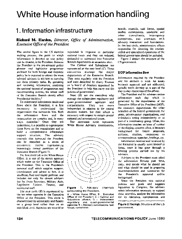 (PDF) White house information handling