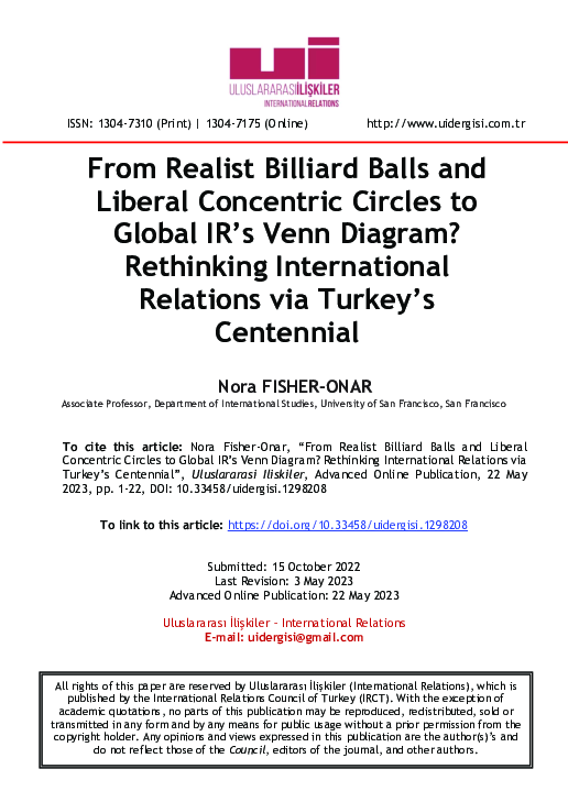 (PDF) From Realist Billiard Balls and Liberal Concentric Circles to ...