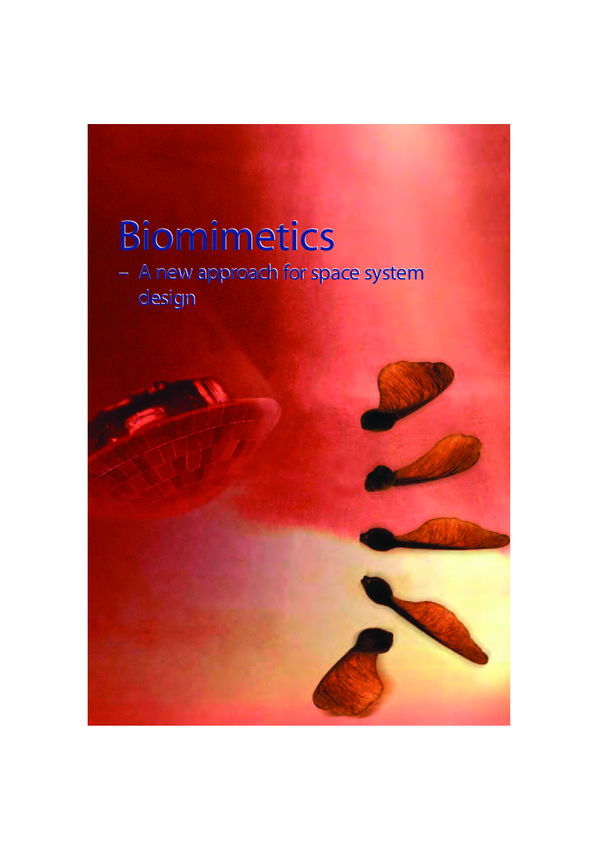 (PDF) Biomimetics - a new approach for space system design