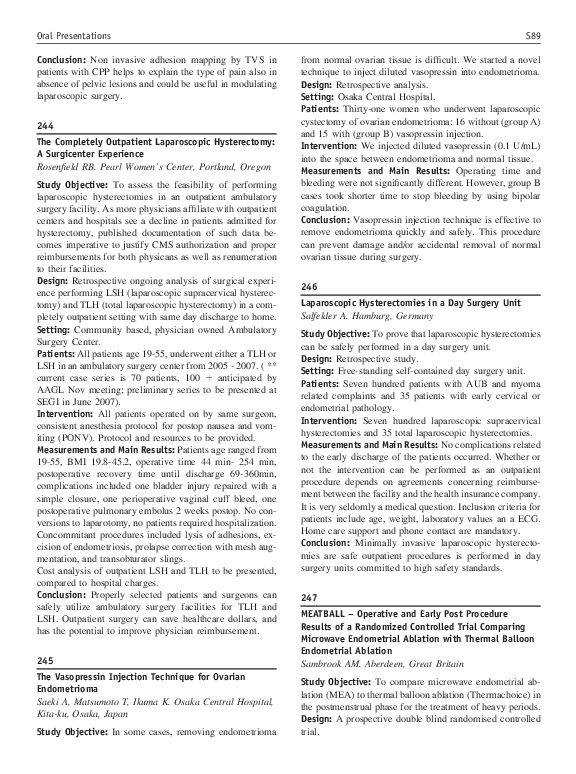 (PDF) 247: MEATBALL – Operative and Early Post Procedure Results of a ...