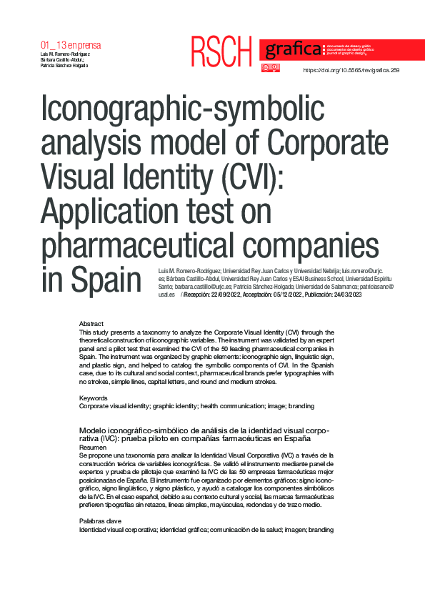 (PDF) Iconographic-symbolic analysis model of Corporate Visual Identity ...