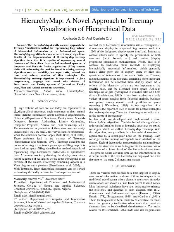 (PDF) HierarchyMap: A Novel Approach to Treemap Visualization of Hierarchical Data