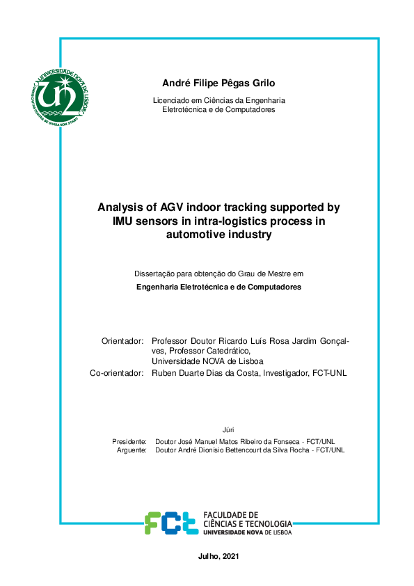 (PDF) Analysis of AGV indoor tracking supported by IMU sensors in intra-logistics process in ...
