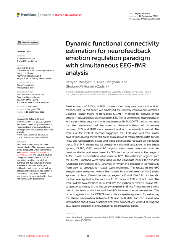 (PDF) Dynamic functional connectivity estimation for neurofeedback emotion regulation paradigm ...
