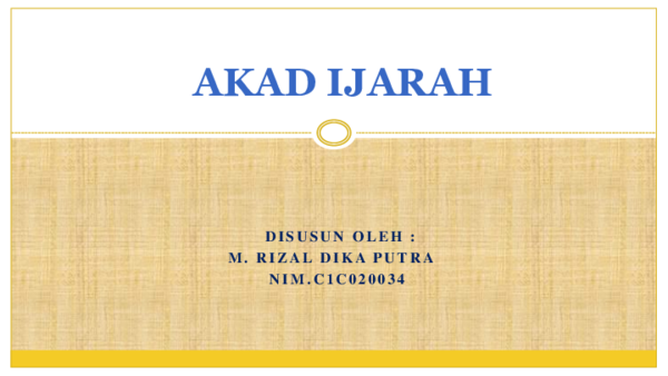 (PDF) PPT Akad Ijarah