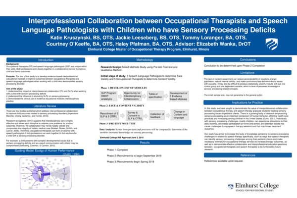 (PDF) Interprofessional Collaboration between Occupational Therapists ...