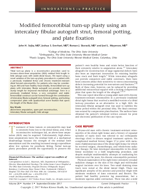 (PDF) Modified femorotibial turn-up plasty using an intercalary fibular ...