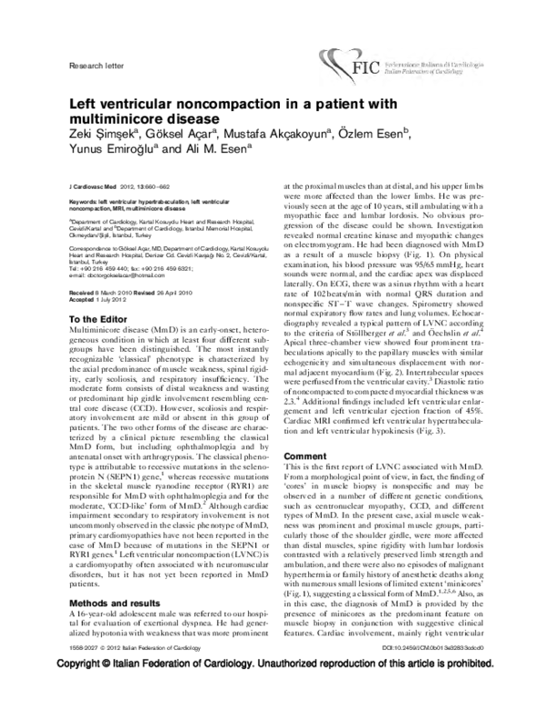 (PDF) Left Ventricular Noncompaction in a Patient with Fabry Disease: Overdiagnosis ...