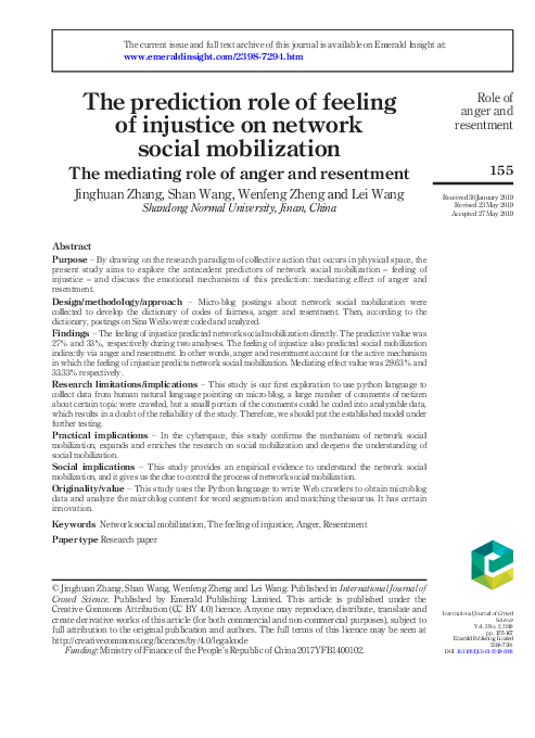 (PDF) Predicting anger in social anxiety: The mediating role of rumination