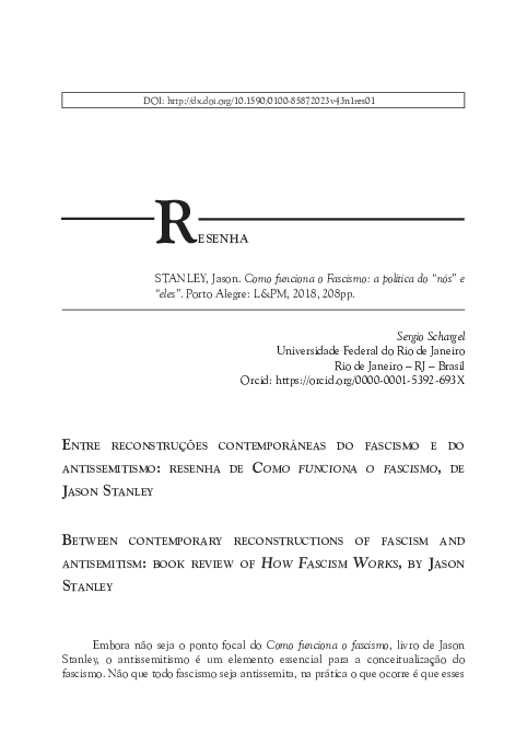 (PDF) Resenha Jason Stanley