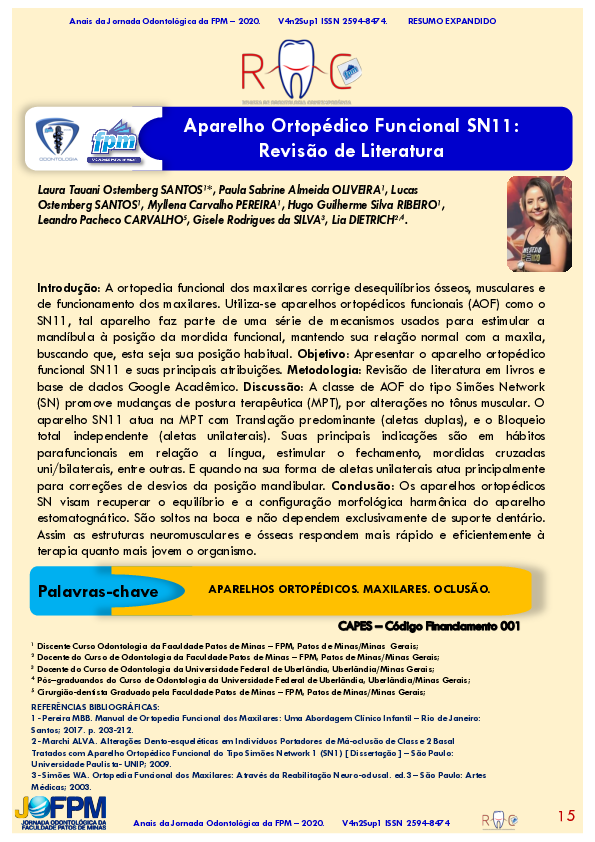 (PDF) Aparelho Ortopédico Funcional SN11
