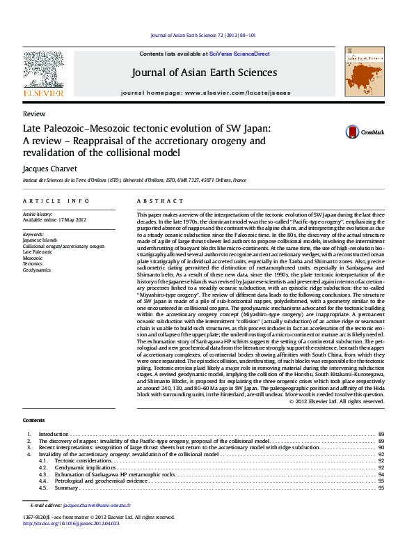 (PDF) Late Paleozoic–Mesozoic tectonic evolution of the Trans-Altai and South Gobi Zones in ...