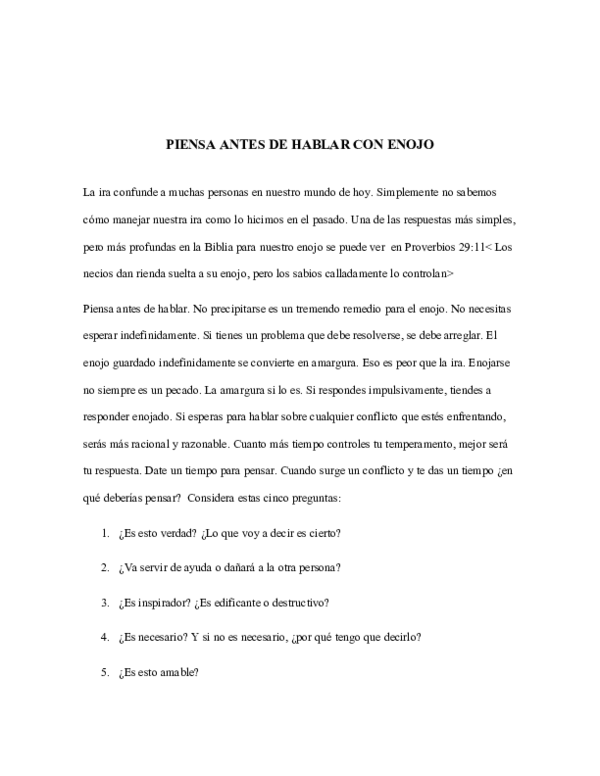 (DOC) PIENSA ANTES DE HABLAR CON ENOJO