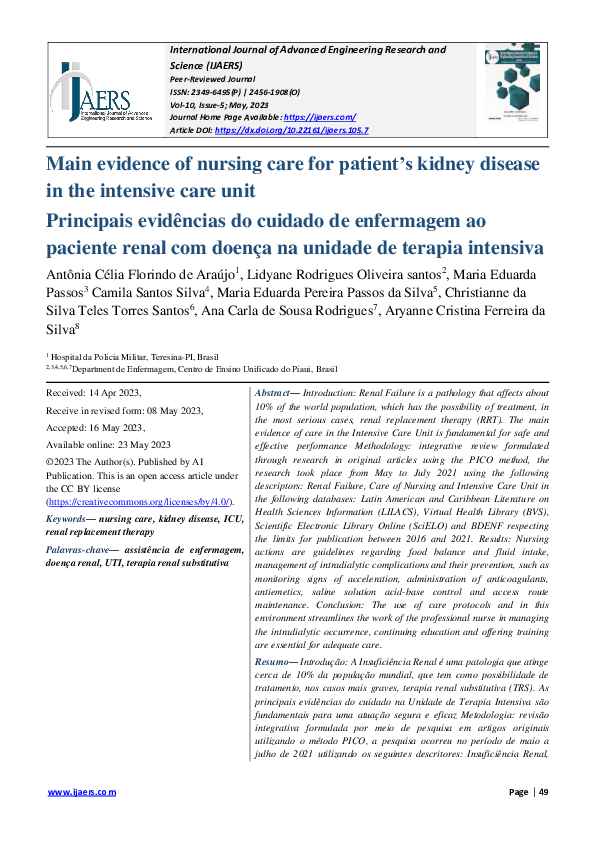 (PDF) Main evidence of nursing care for patient’s kidney disease in the ...