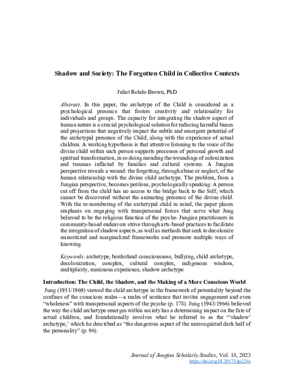 (PDF) Shadow and Society