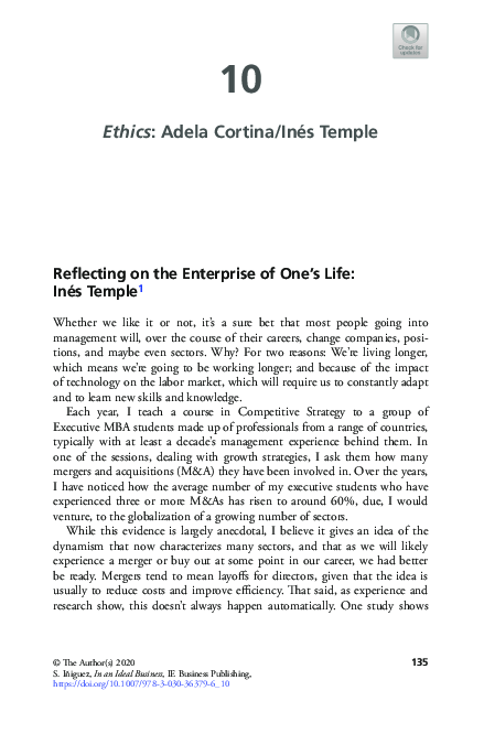 Pdf Ethics Adela Cortina Inés Temple