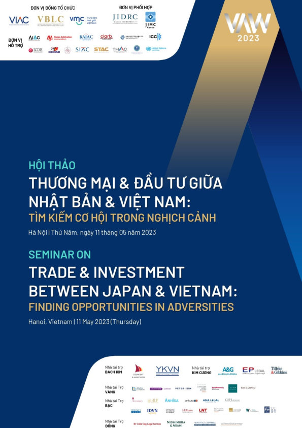(PDF) [VAW 2023] Hội thảo Đầu tư kinh doanh giữa Nhật Bản và Việt Nam: Tìm kiếm cơ hội trong ...